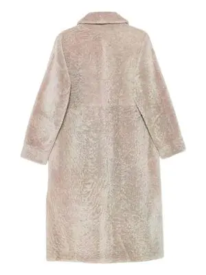 MANZONI 24 Shearling Finish Coat - Neutrals