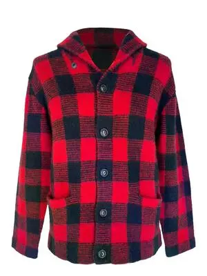 Ralph Lauren 2021 Plaid Wool Cardigan - Red