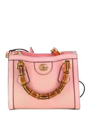 Gucci Diana Mini Tote Bag With Bamboo Handle - Pink