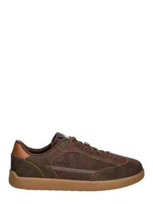 Sorel Suede Contrast-stitching Sneakers - Brown