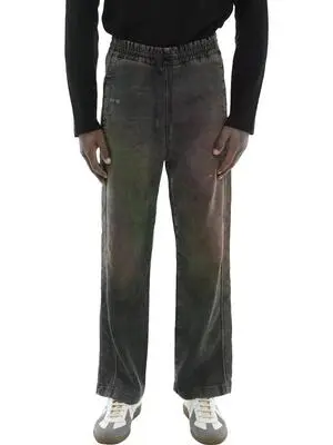 DIESEL® D-martians Stretch Denim Jogg Jeans With 23cm Elastic Waistband - Grey