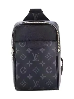 LOUIS VUITTON Monogram Taigarama Outdoor Slingbag - Black