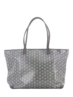 Goyard Artois Tote Coated Canvas Mm Shoulder Bag - Grey