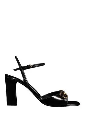 Gucci Horsebit Ankle-strap Sandals - Black