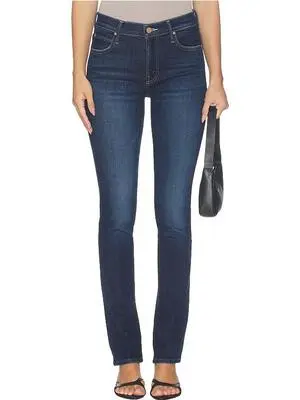 MOTHER The Rascal Skimp Straight Leg Jeans - Blue