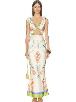 Retrofete Carlotte Maxi Dress - Multi