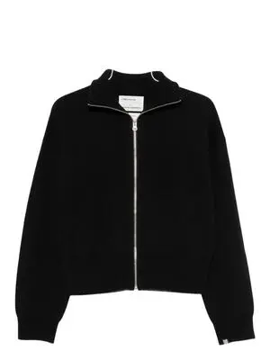 Extreme Cashmere Zip-up Cashmere Cardigan - Black