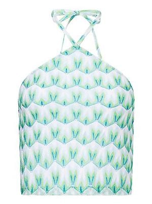 Missoni Halter-neck Chevron Knitted Top - Multi