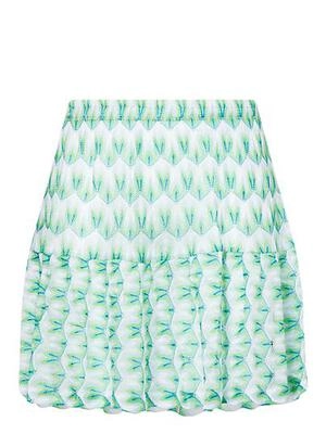 Missoni Floral-print Knitted Mini Skirt - Multi