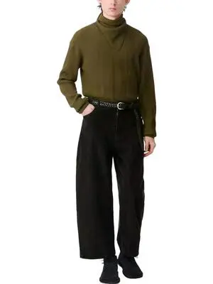Studio Nicholson Riso Corduroy Wide-leg Trousers - Brown