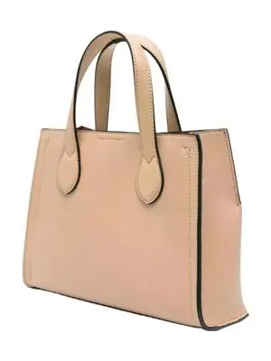 TWINSET Logo Plaque Tote Bag - Neutrals