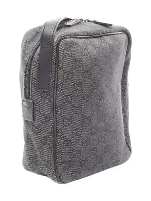 Gucci Gg Pattern Shoulder Bag - Grey