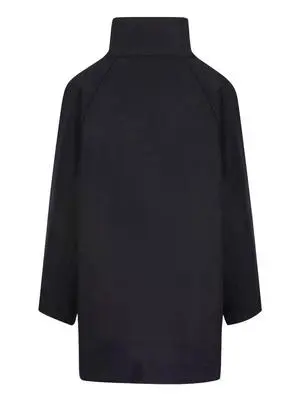 CINI Toggle-fastening High-neck Coat - Blue