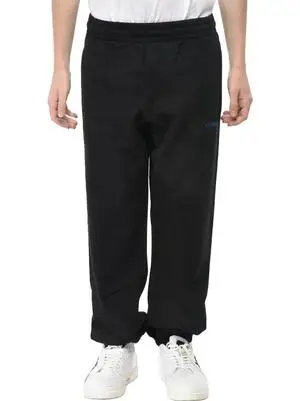 Off-White Logo-print Elasticated-cuff Track Pants - Black