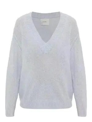 LISA YANG Leona V-neck Sweater - Blue