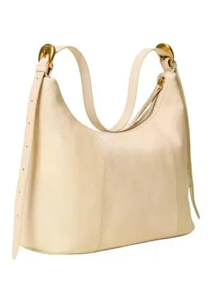 TWINSET Adjustable Leather Shoulder Bag - Neutrals