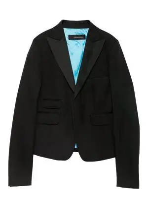Dsquared2 Single-breasted Peak-lapel Blazer - Black