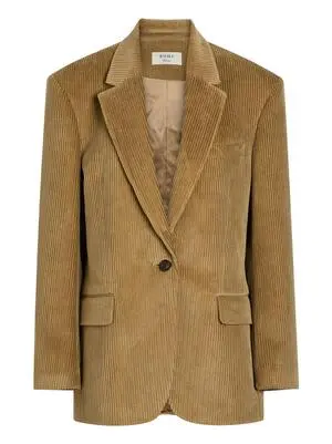 RÓHE Oversized Corduroy Blazer - Beige