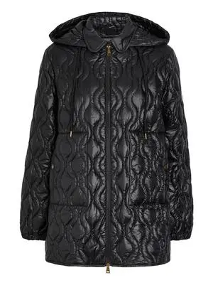 Moncler Balette Hooded Quilted Jacket - Black