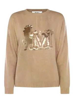 Max Mara Oversized Wool And Cashmere Sweater - Neutrals