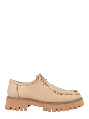 SERGIO MORETTI FIRENZE Lace-up Lug Sole Loafers - Neutrals