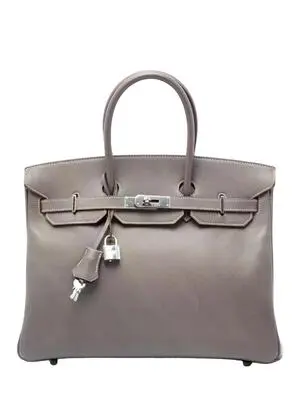 Hermès 35cm Birkin Retourne Handbag In Togo Leather - Brown