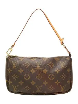 LOUIS VUITTON Monogram Pochette Accessoires Shoulder Bag - Brown