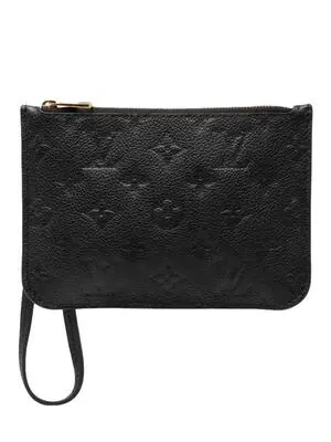 LOUIS VUITTON Monogram Empreinte Loop Pouch - Black