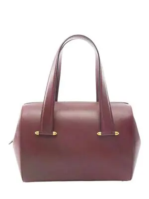 Cartier 2000s Mini Must Line Boston Tote Bag - Red