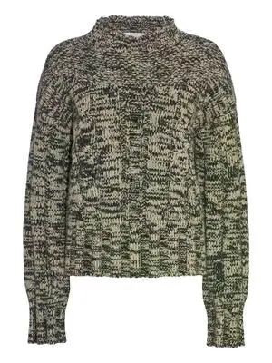Malo Cable Knit High Neck Sweater - Neutrals