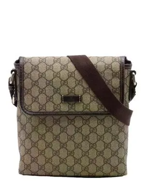 Gucci Gg Supreme Crossbody Bag - Neutrals