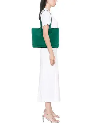 Gucci Ophidia Tote Satchel In Calfskin - Green