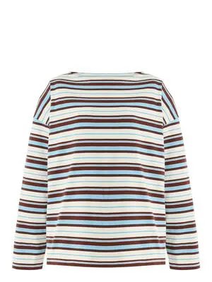 Posse Nadine Striped Cotton Top - Multi
