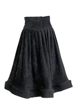 MAISON BOGOMIL Pleated Circle Skirt - Black