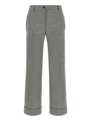 Alberto Biani Charlie Turn-up Trousers - Grey