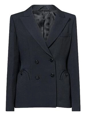 BLAZÉ MILANO Double-breasted Woven Blazer - Night