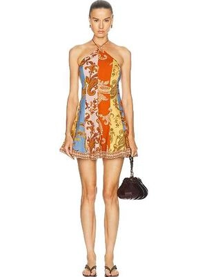 Hemant & Nandita Skater Short Dress - Multi