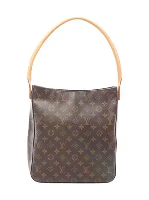 LOUIS VUITTON 2002 Gm Looping Monogram Shoulder Bag - Brown