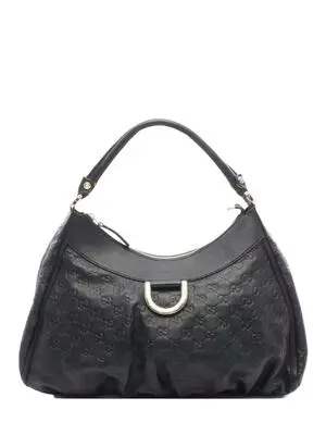 Gucci Abbey Ssima Shoulder Bag - Black