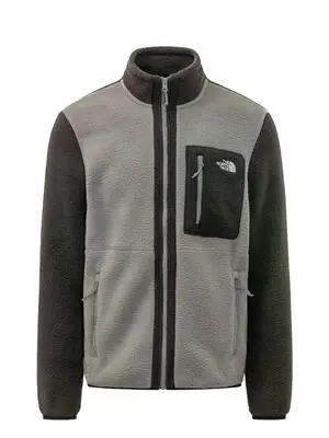 The North Face Yumiori Panelled Full Zip Fleece Sweatshirt - Grey