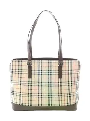 Burberry Nova Check Tote Bag - Neutrals