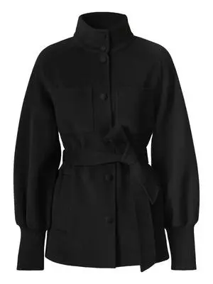 Mackage Mackage Shania Belted Wool Coat Black