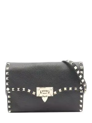 Valentino Garavani Rockstud Shoulder Bag - Black