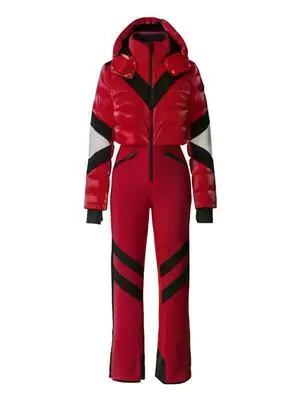 Mackage Satory-glo Colour-block Ski Suit - Red