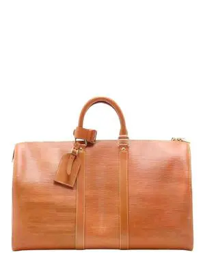 LOUIS VUITTON Epi Keepall 45 Travel Bag - Brown
