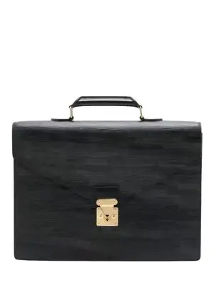 LOUIS VUITTON Epi Serviette Ambassador Briefcase - Brown