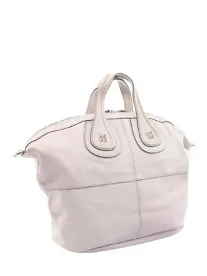Givenchy 2000s Nightingale Leather Handbag - Grey