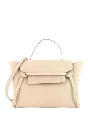 Celine Textured Leather Mini Belt Bag - Neutrals