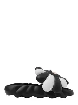 TAKASHI MURAKAMI Ohana Full-bloom Slides - Black
