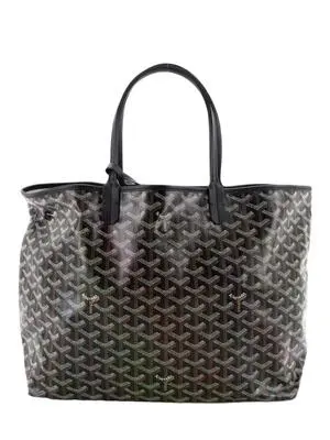 Goyard Saint Louis Coated Canvas Pm Tote Bag - Black